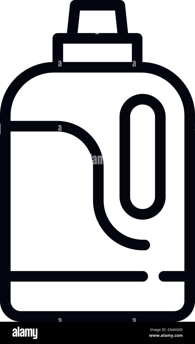 Cleaner bottle icon. Outline cleaner bottle vector icon for web design ...