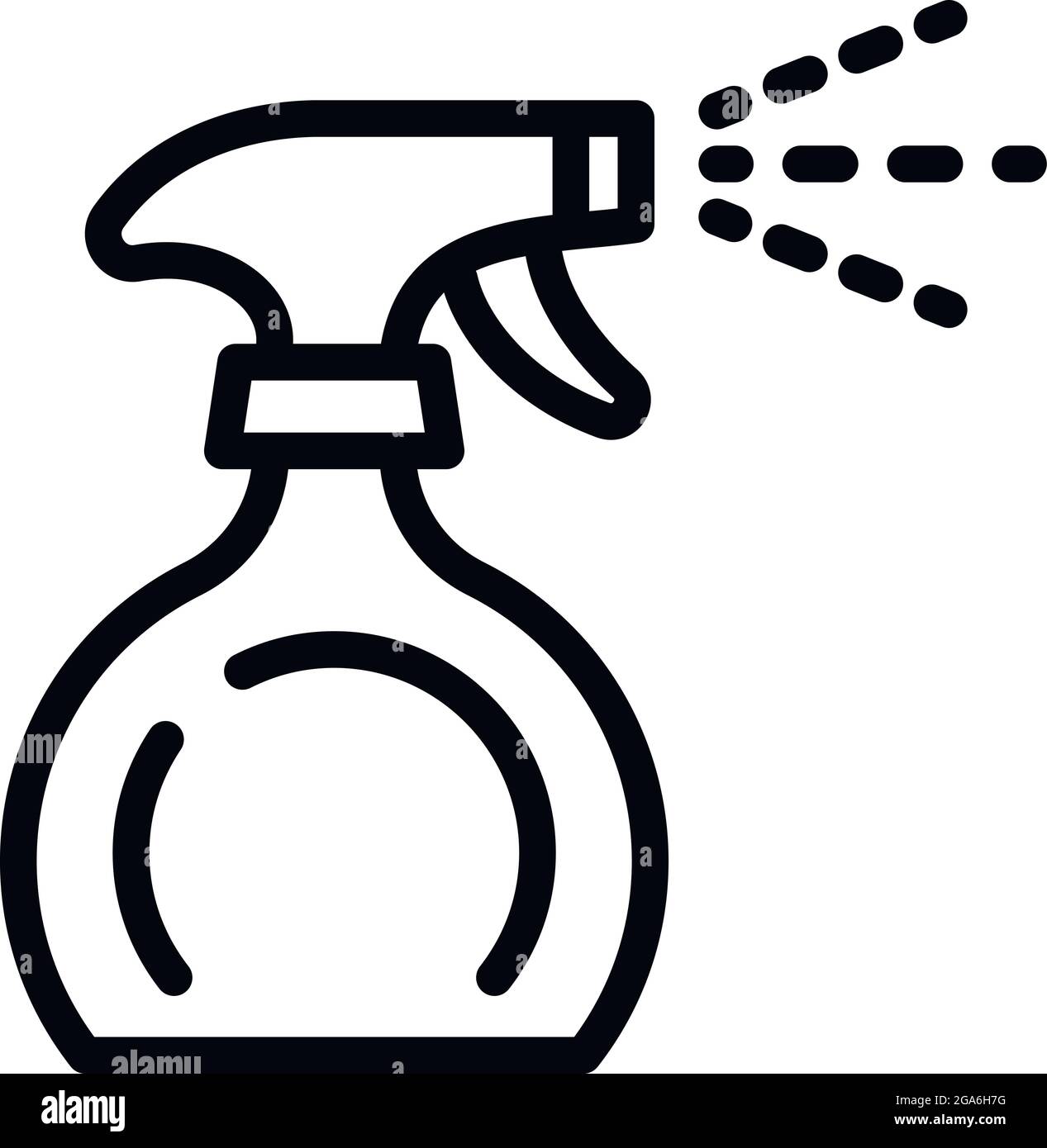 Spray cleaner icon. Outline spray cleaner vector icon for web design ...