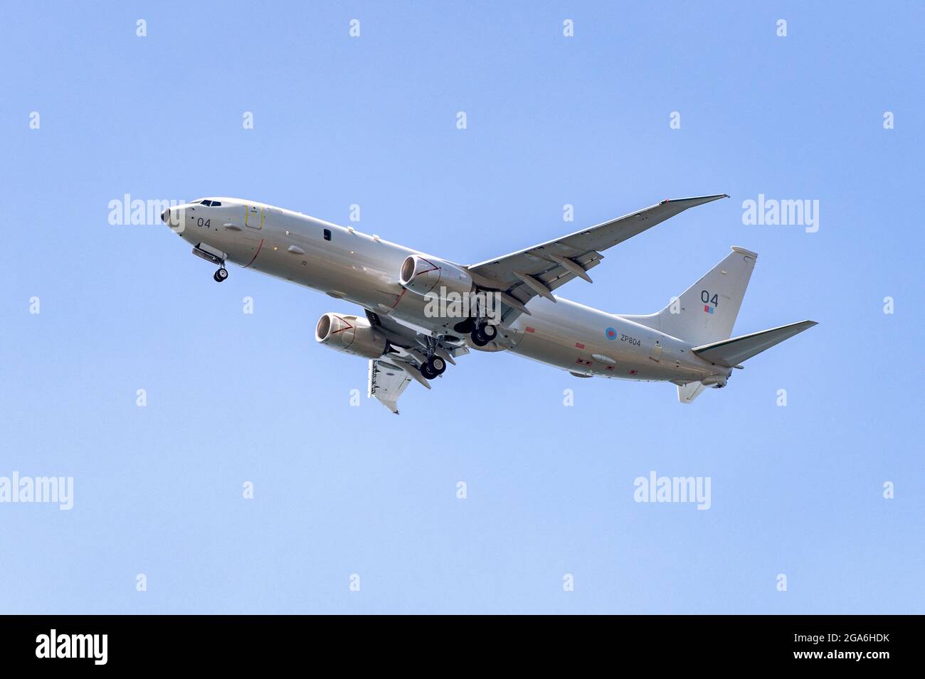 passenger jet aircraft taking off. airliner in flight, flying on ...
