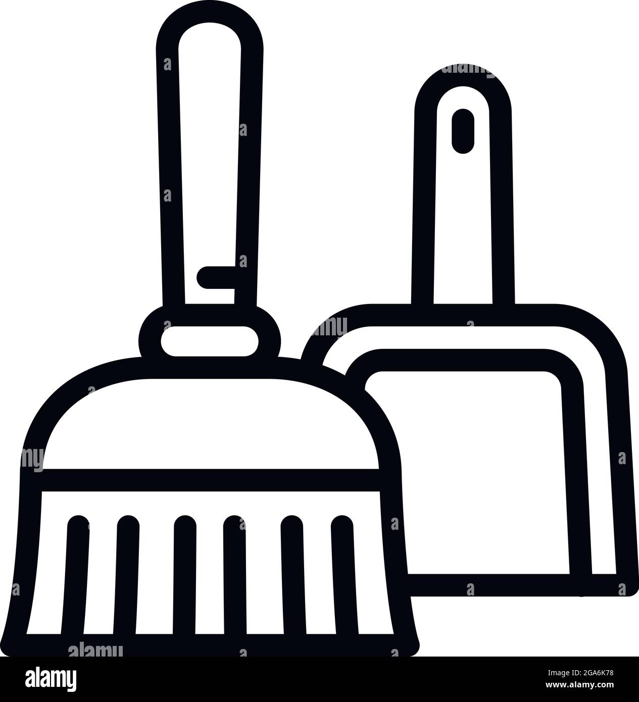 Broom And Dust Pan Clipart