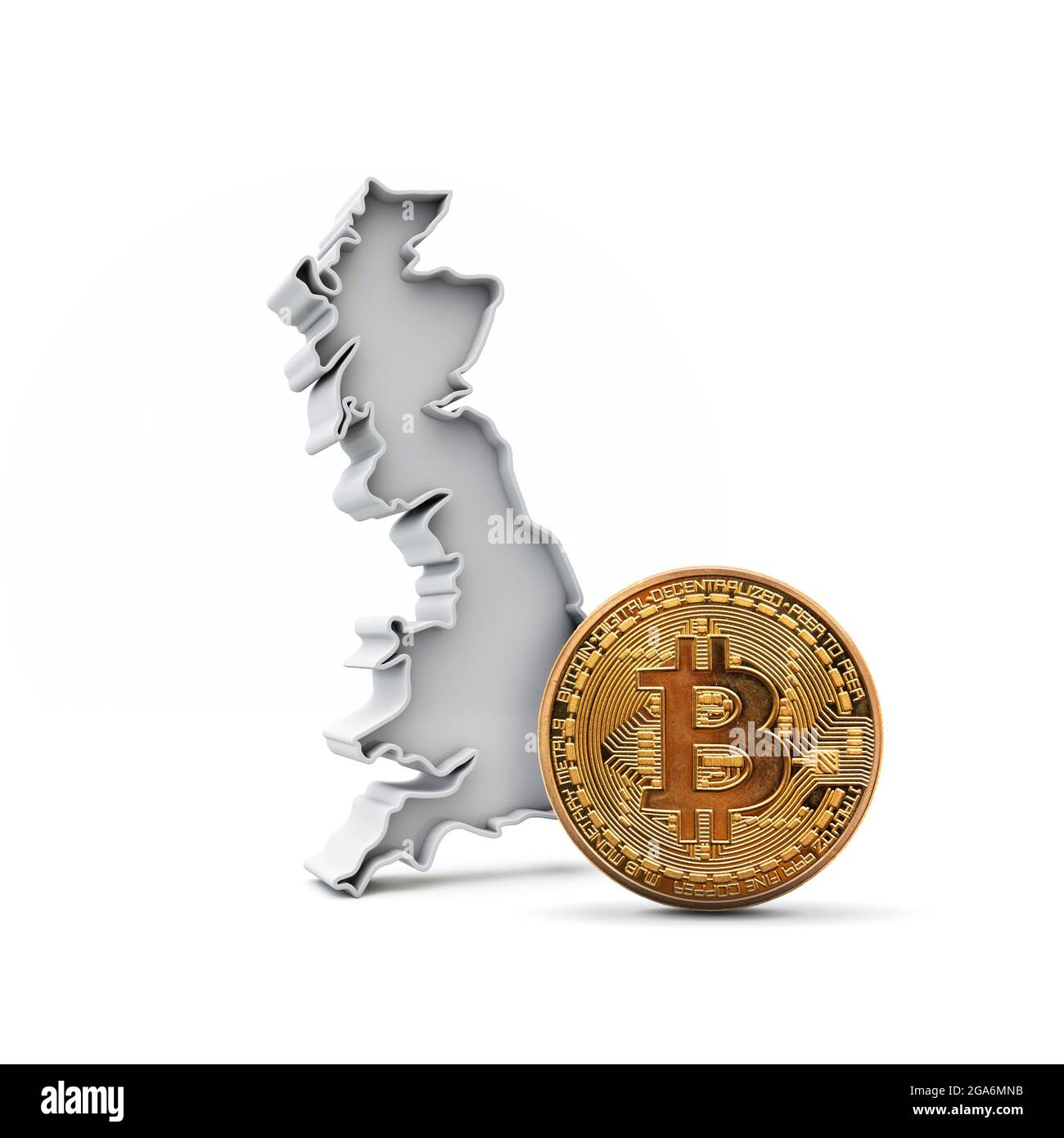 Map of uk coin hi-res stock photography and images - Alamy