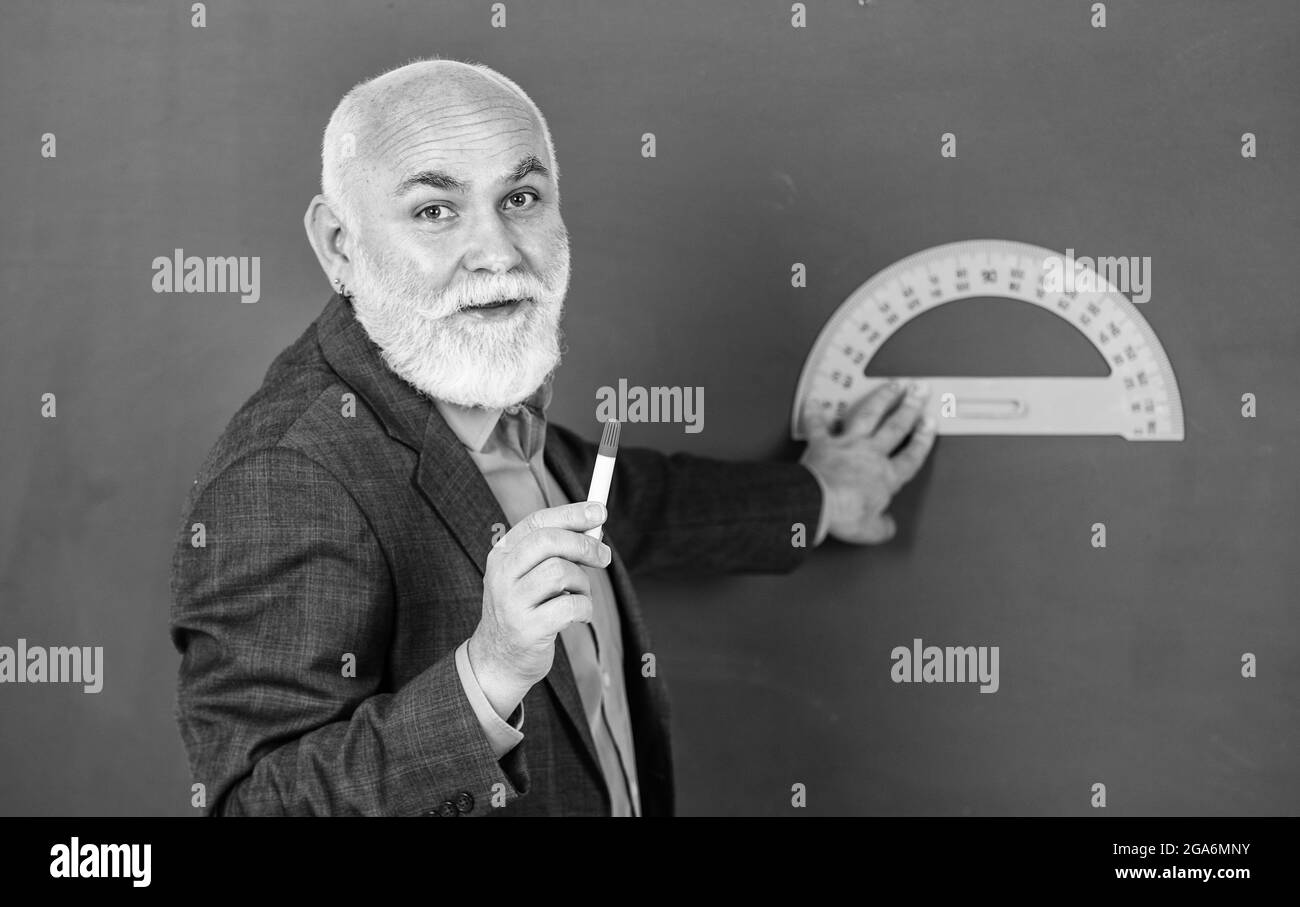 Develop attitude openness and flexibility towards learning. Man bearded ...