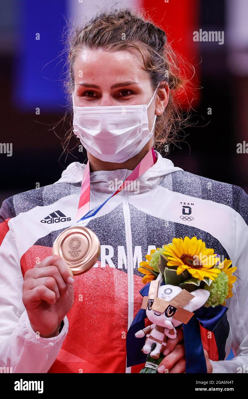 Anna maria wagner with the bronze medal hi-res stock photography and ...
