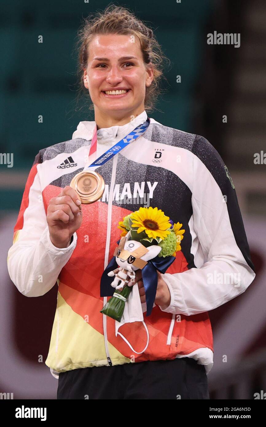 Tokio, Japan. 29th July, 2021. Judo: Olympia, 78 kg, women, final ...
