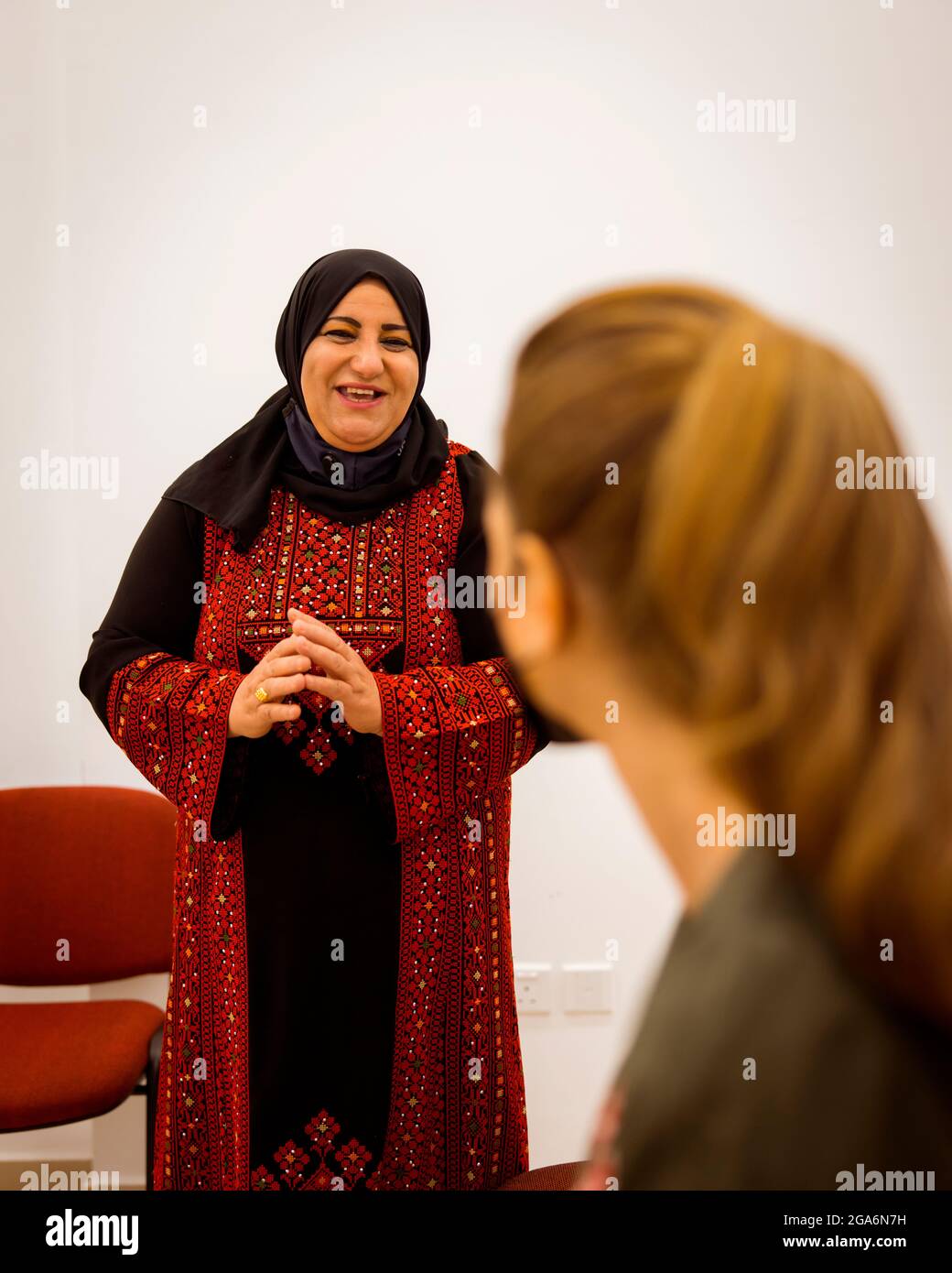 Al Shobak, Jordanien. 28th July, 2021. Queen Rania of Jordan in Al ...