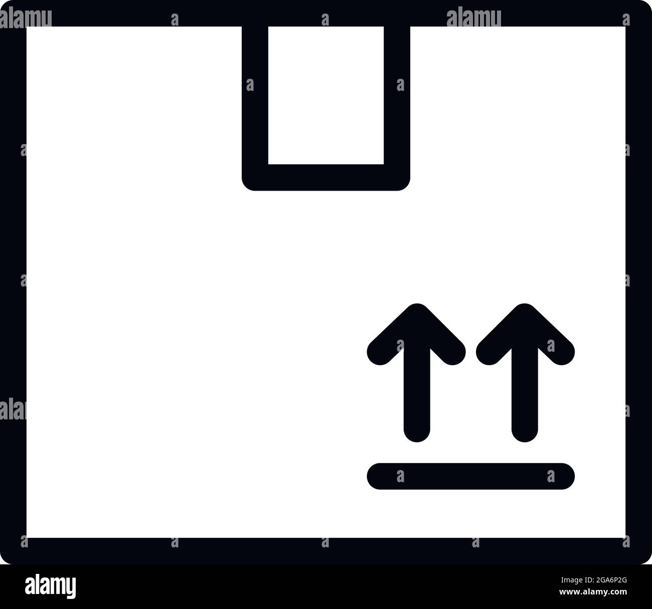 Send parcel icon. Outline send parcel vector icon for web design ...