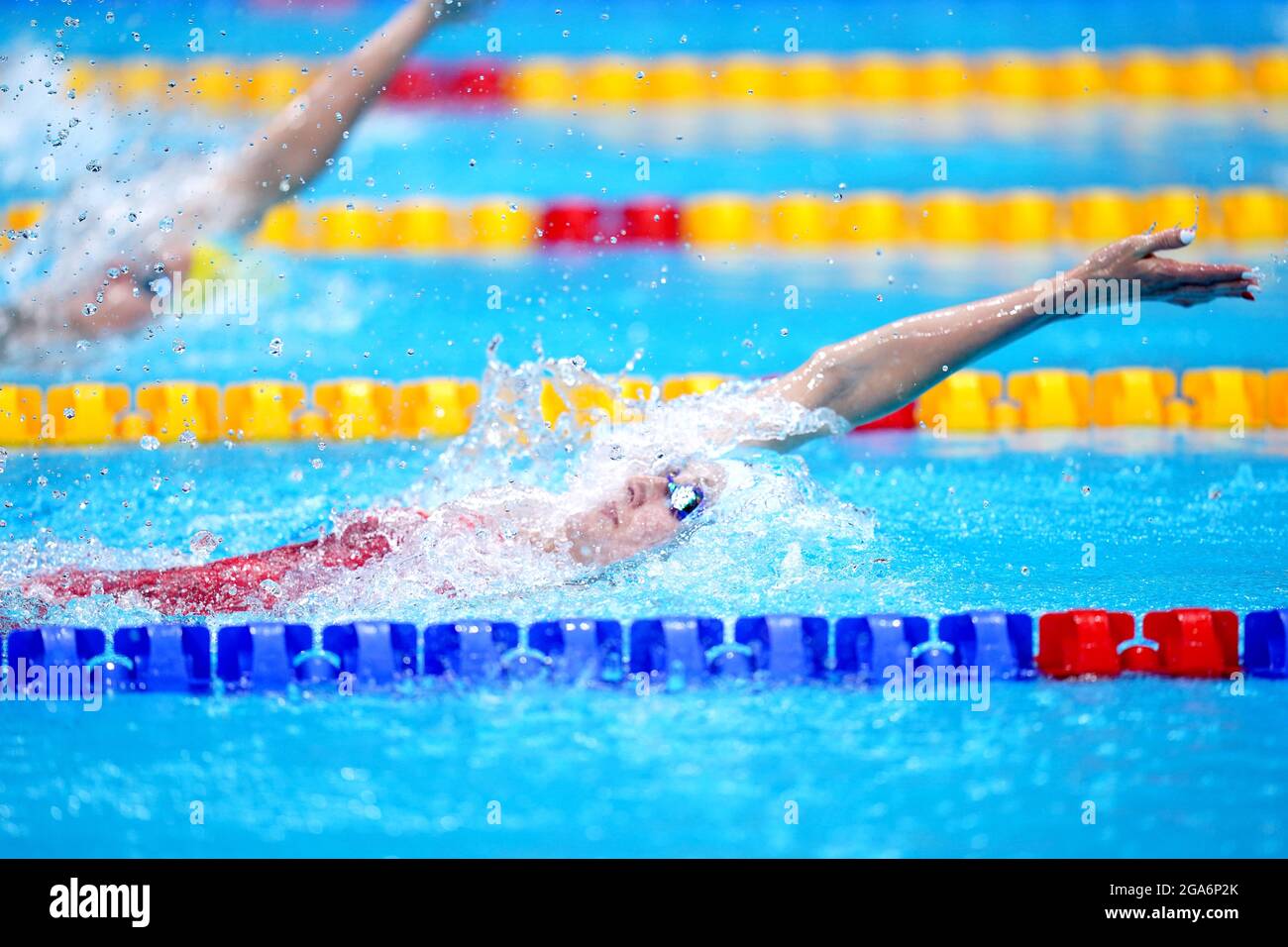 Canada's Taylor Ruck during Heat 4 of the Women's 200m Backstroke at ...