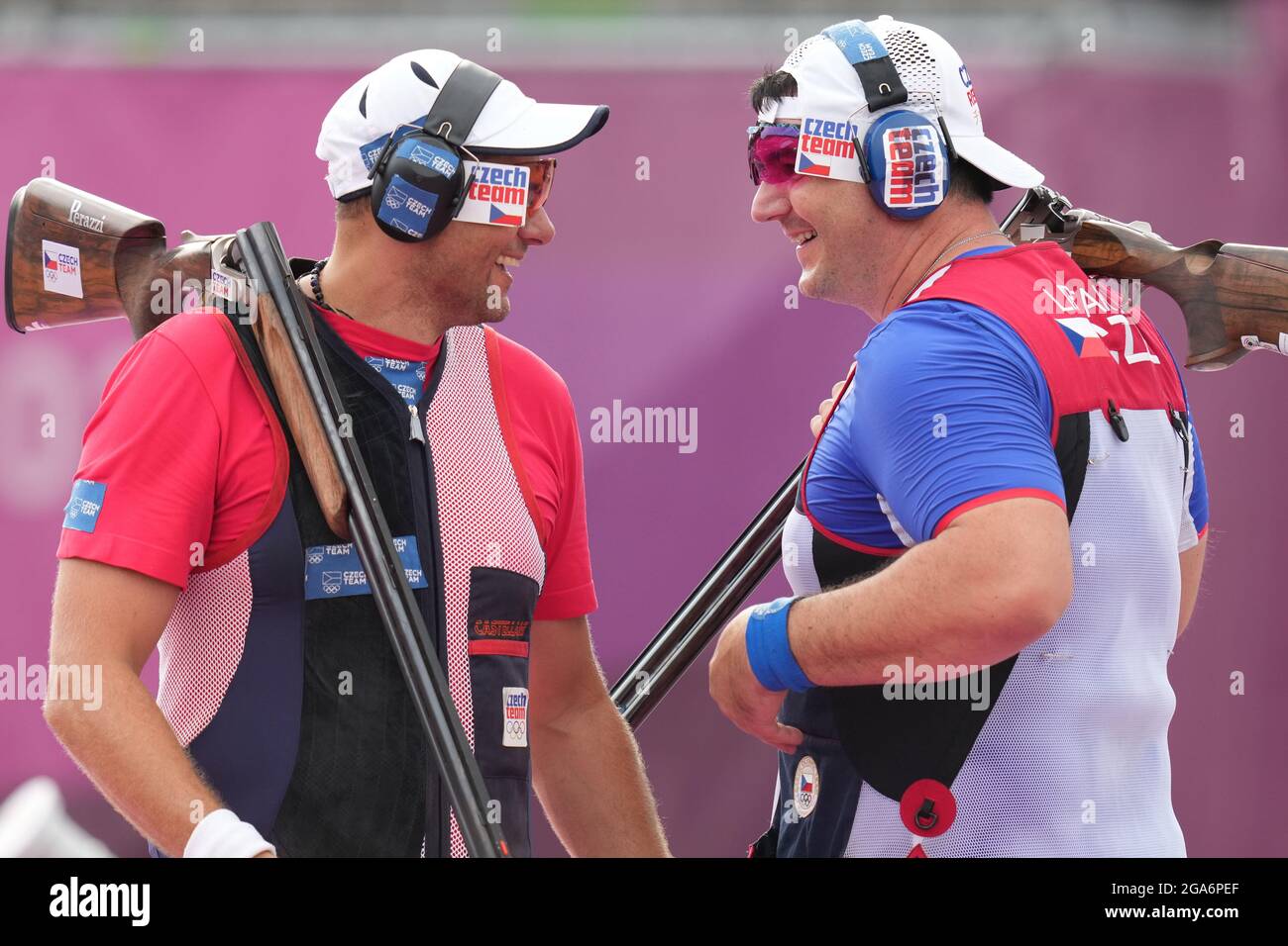 Tokyo, Japan. 29th July, 2021. Jiri Liptak (R) of the Czech Republic ...