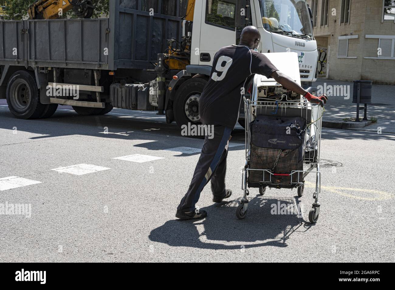 Scrap metal collector hi-res stock photography and images - Alamy