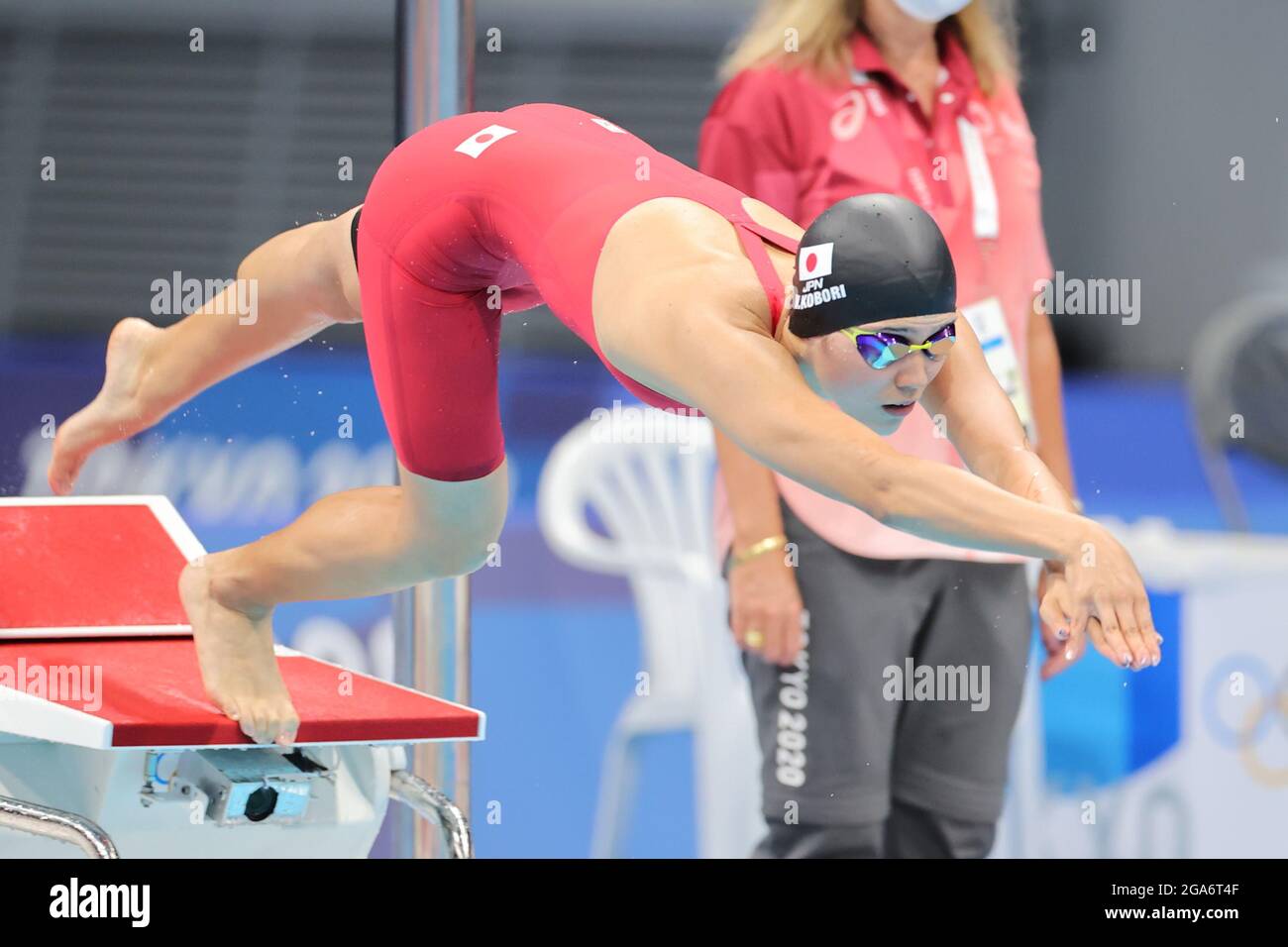 Tokyo, Japan. 29th July, 2021. Waka Kobori (JPN) Swimming : Women's ...