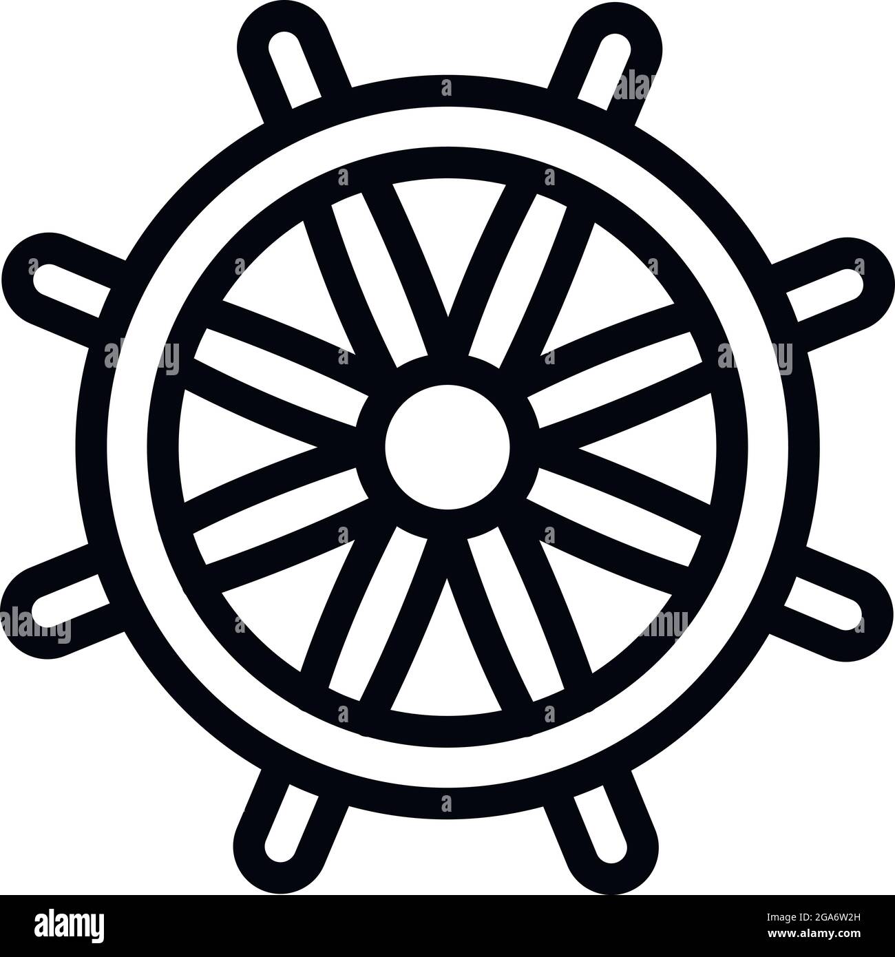 Ship Steering Wheel Vector Png