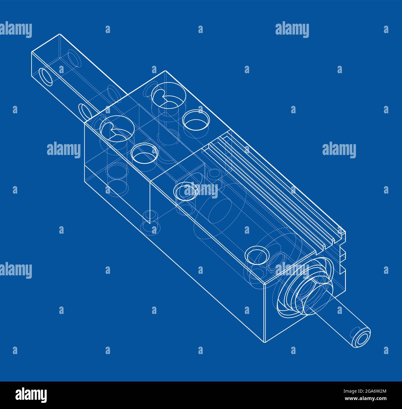 Abstract industry object concept. Vector Stock Vector Image & Art - Alamy