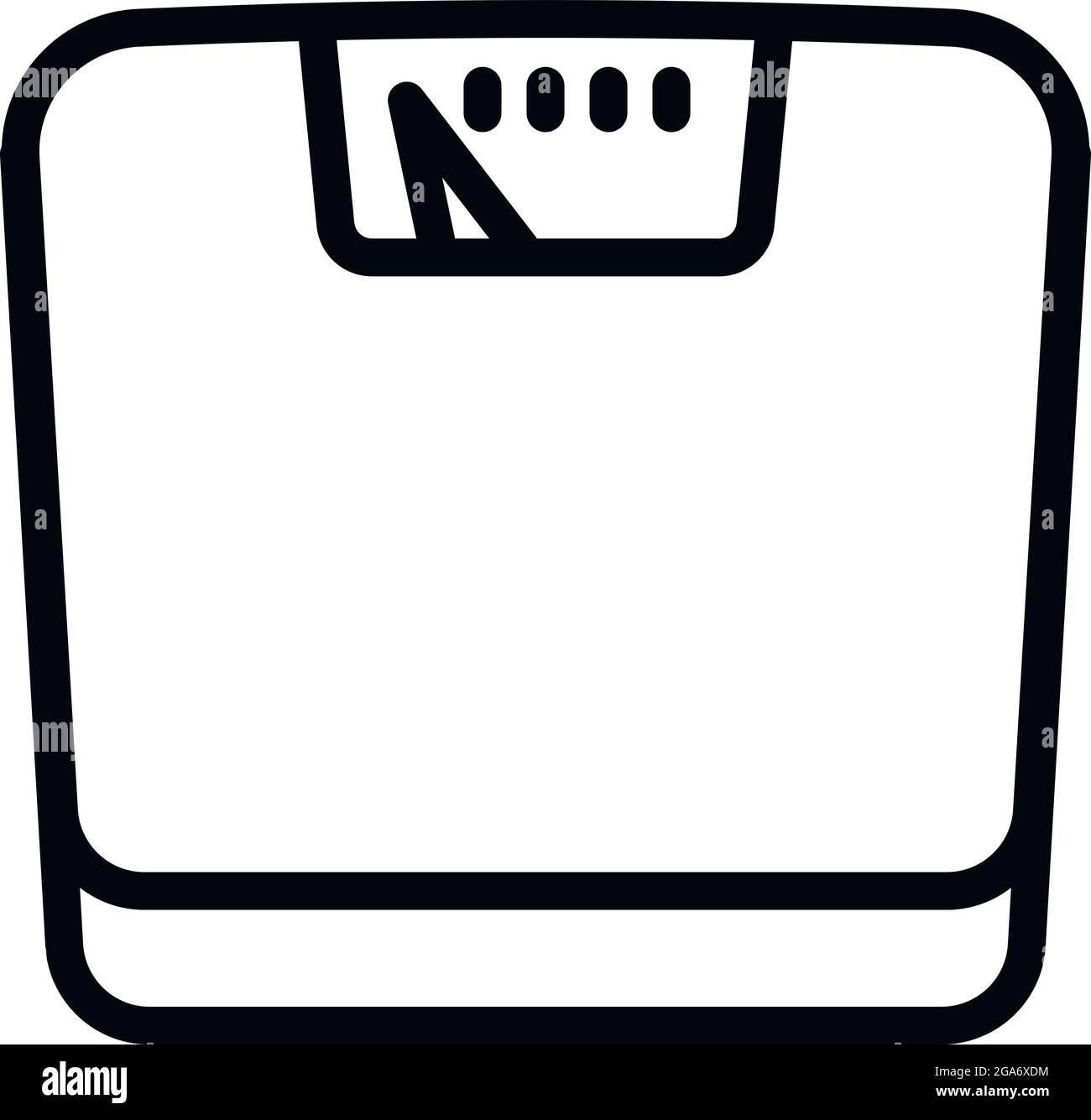 Sport scales icon. Outline Sport scales vector icon for web design ...