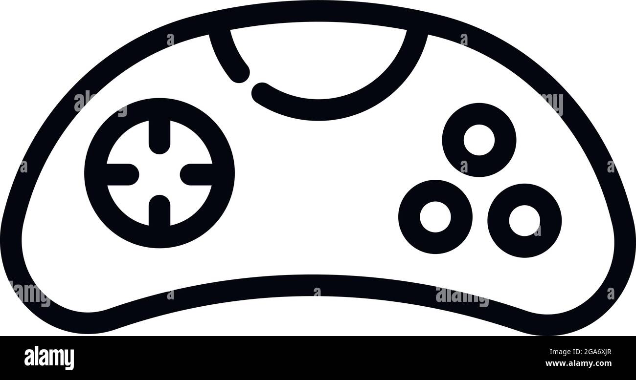 Desk joystick icon. Outline desk joystick vector icon for web design ...