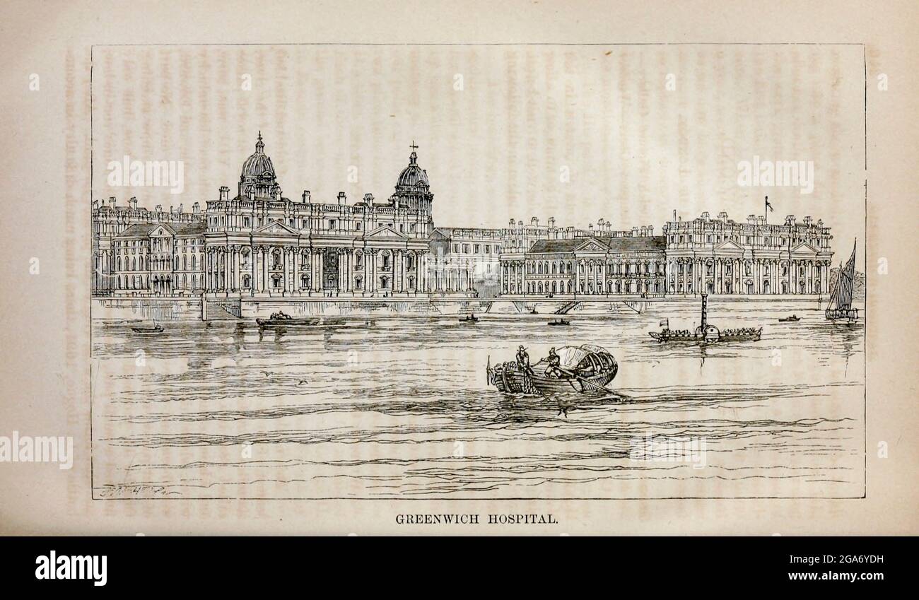 Greenwich thames historic map hi-res stock photography and images - Alamy
