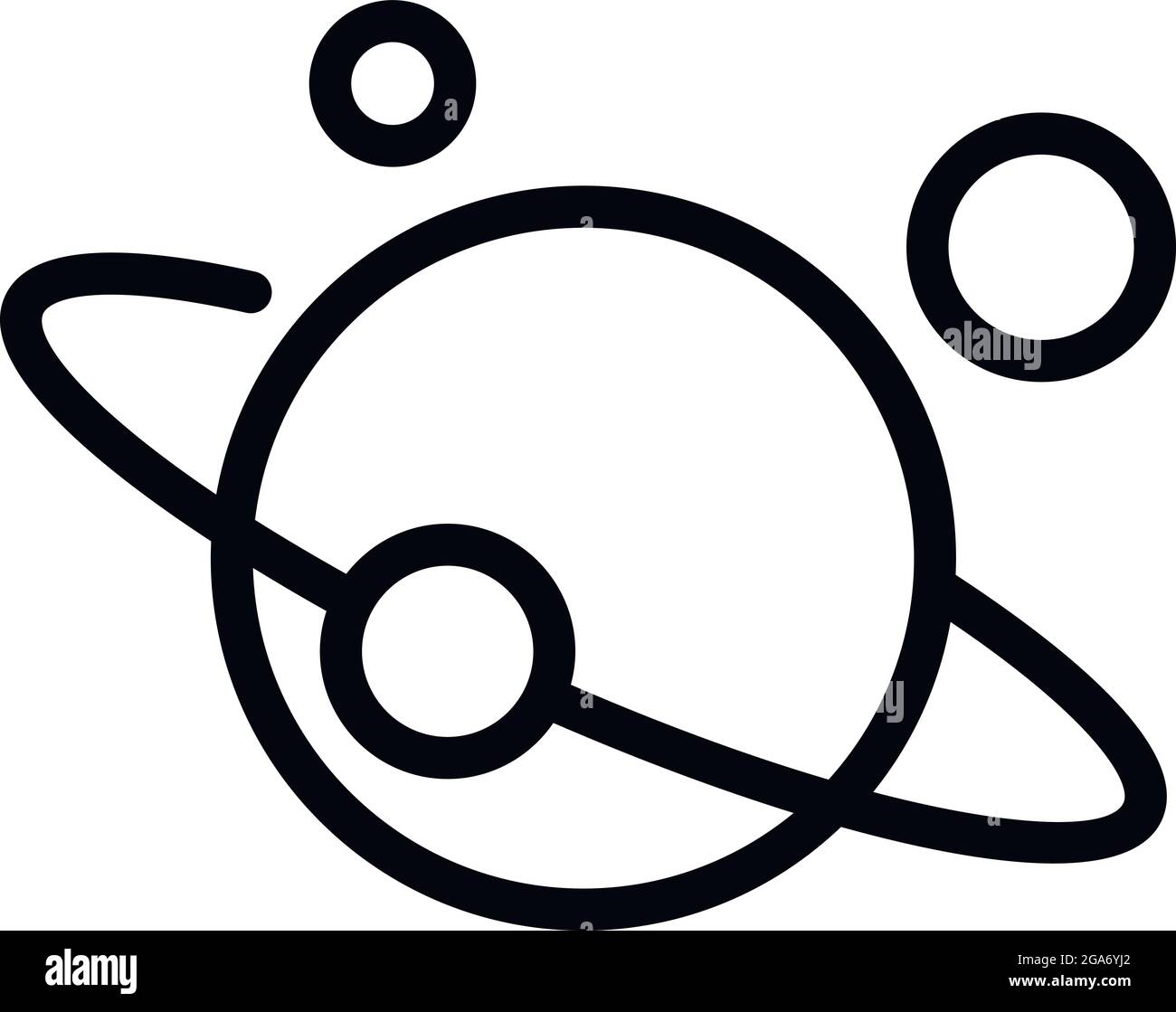 Saturn planet icon. Outline saturn planet vector icon for web design ... Saturn planet icon. Outline saturn planet vector icon for web design ...