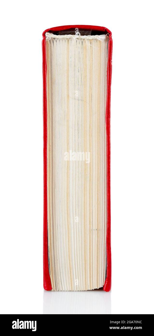 Single book isolated on white Stock Photo - Alamy