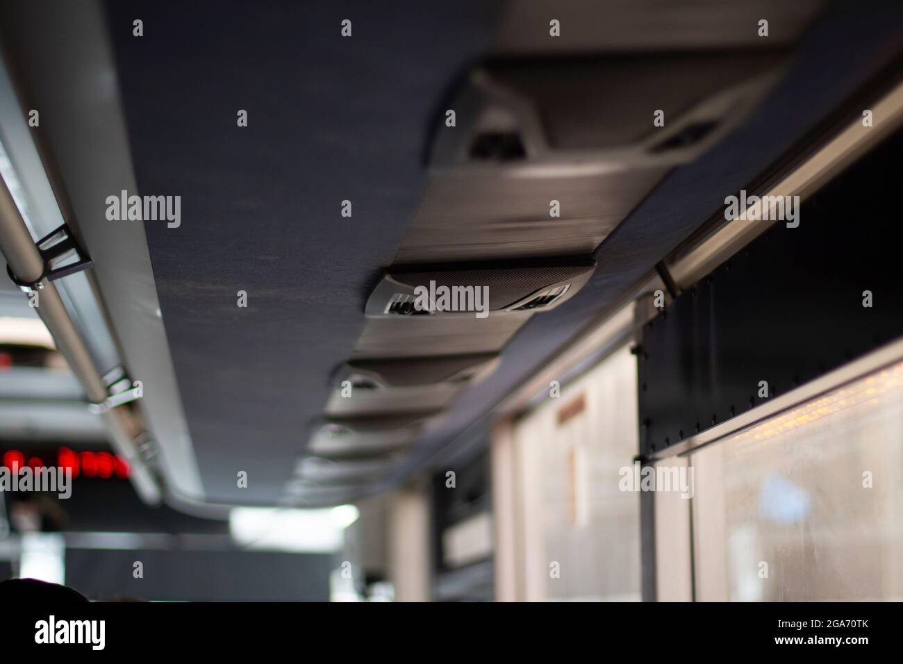 The panel on the bus. Where luggage is stored on the bus. A reproducer ...
