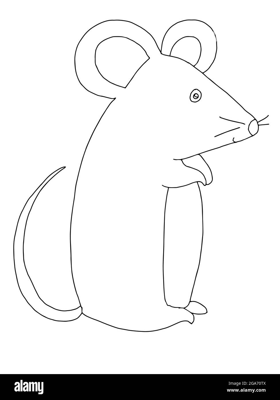 Cute mouse icon Black and White Stock Photos & Images - Alamy