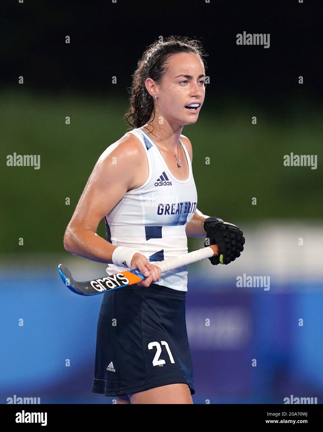 Great Britain's Fiona Crackles during the Women's Pool A match at the ...