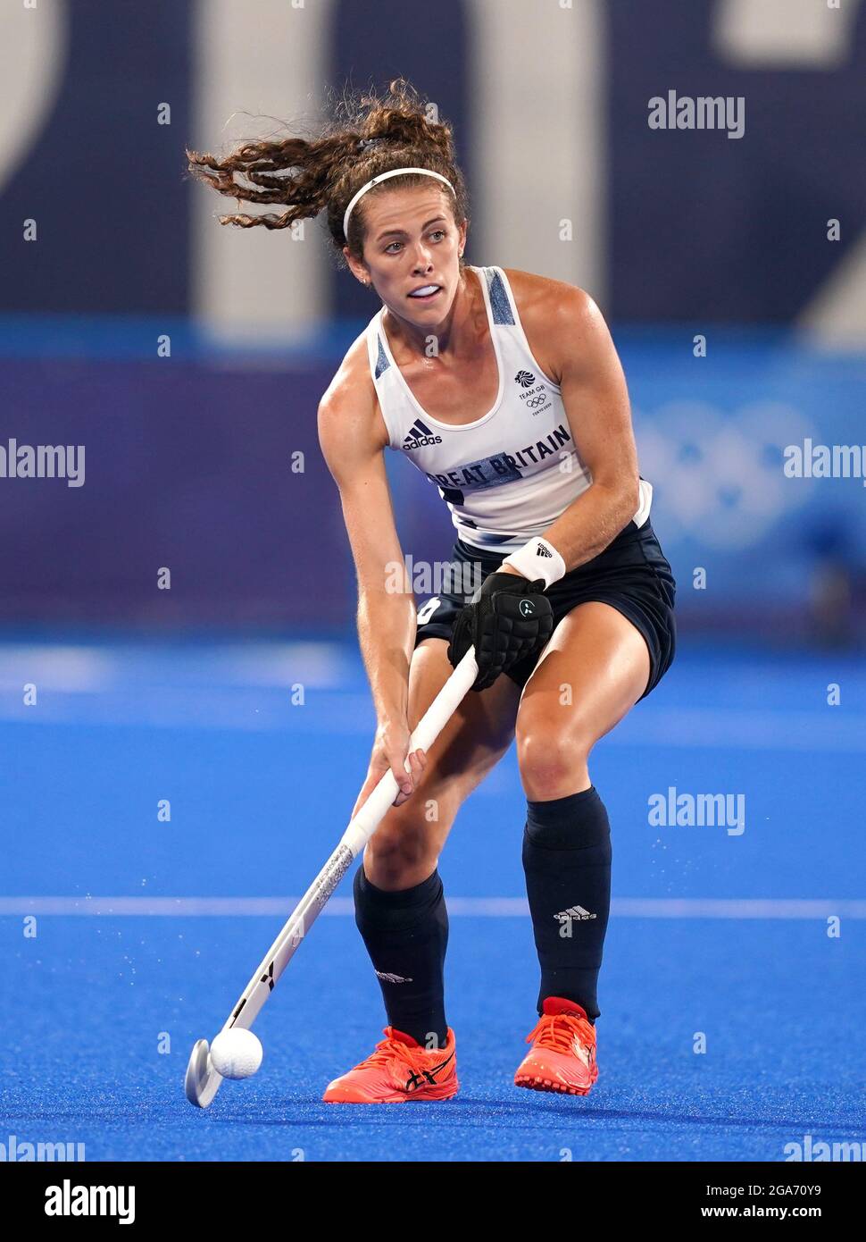 Great Britain's Anna Toman during the Women's Pool A match at the Oi ...
