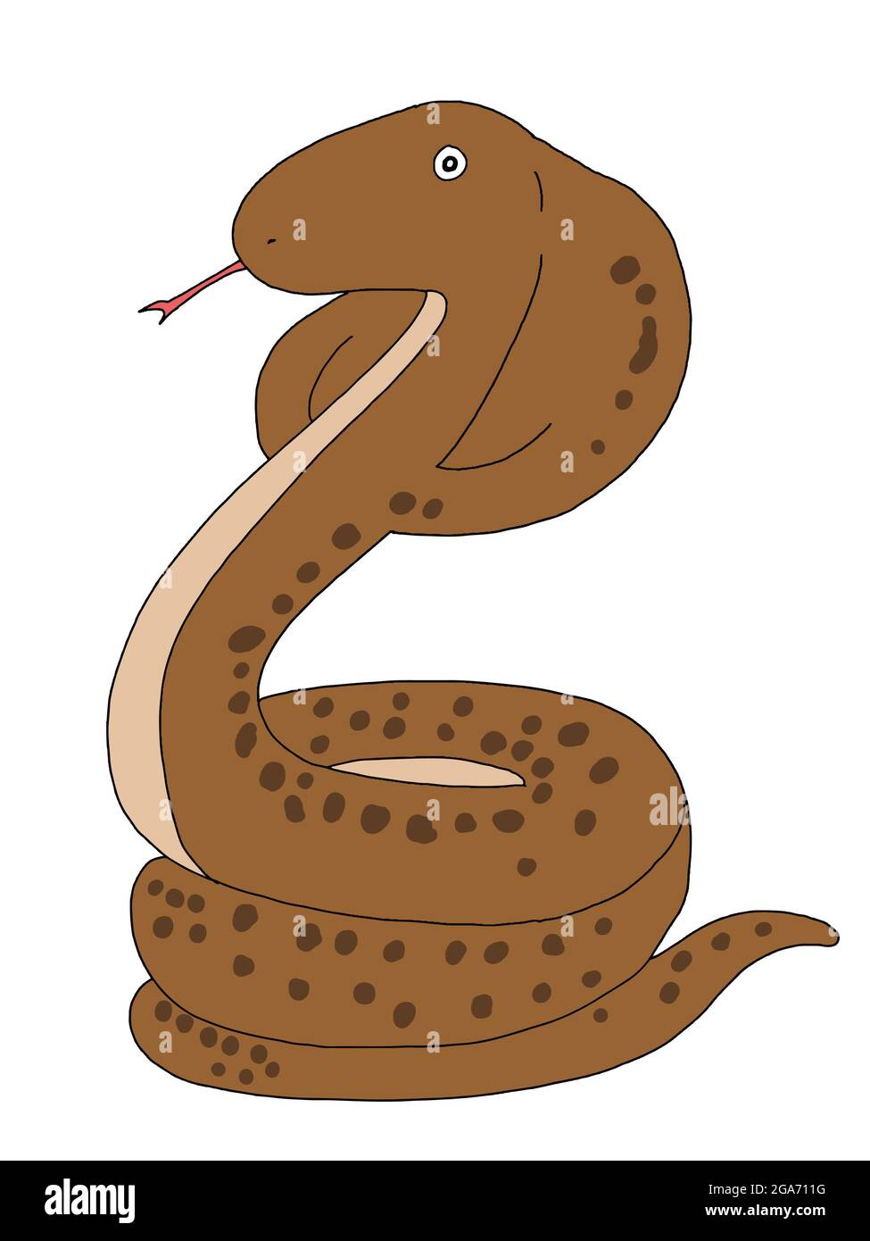 Cute cartoon cobra snake character hi-res stock photography and images ...