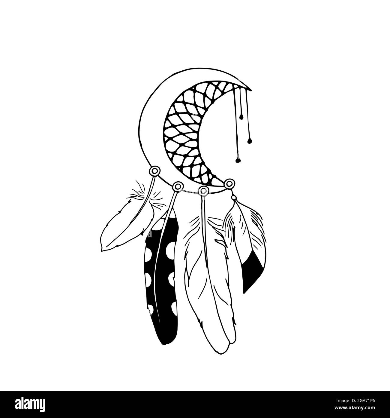 Indian feathers clipart hi-res stock photography and images - Alamy