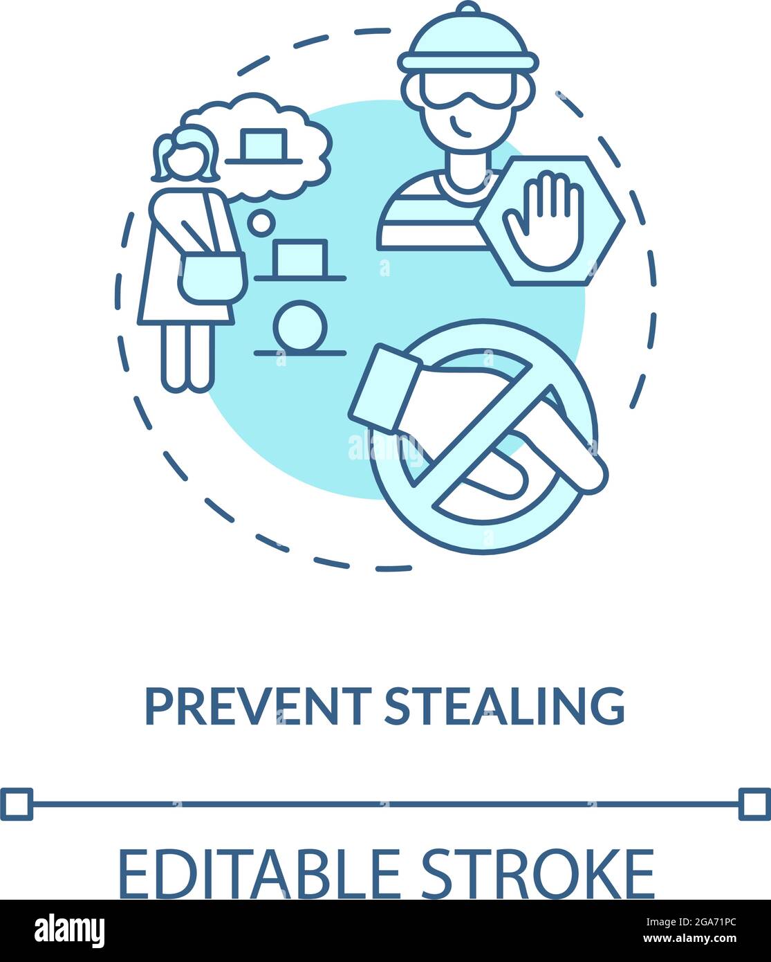 Prevent stealing blue concept icon Stock Vector Image & Art - Alamy Prevent stealing blue concept icon Stock Vector Image & Art - Alamy