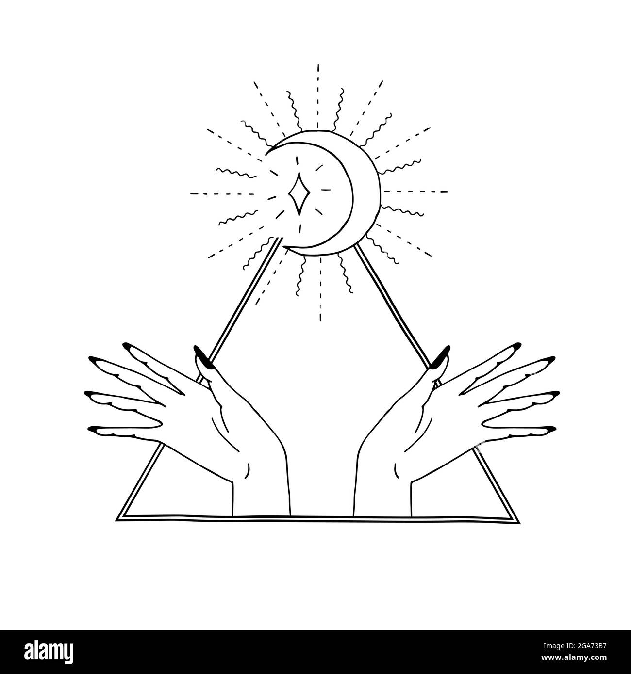 Half triangle hi-res stock photography and images - Alamy