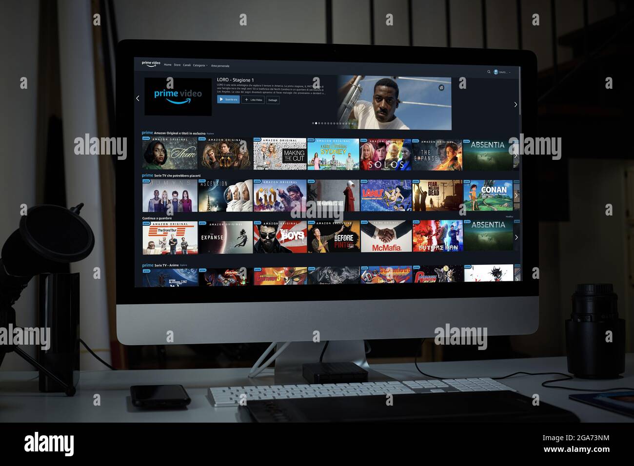 Professional color grading hi-res stock photography and images - Alamy