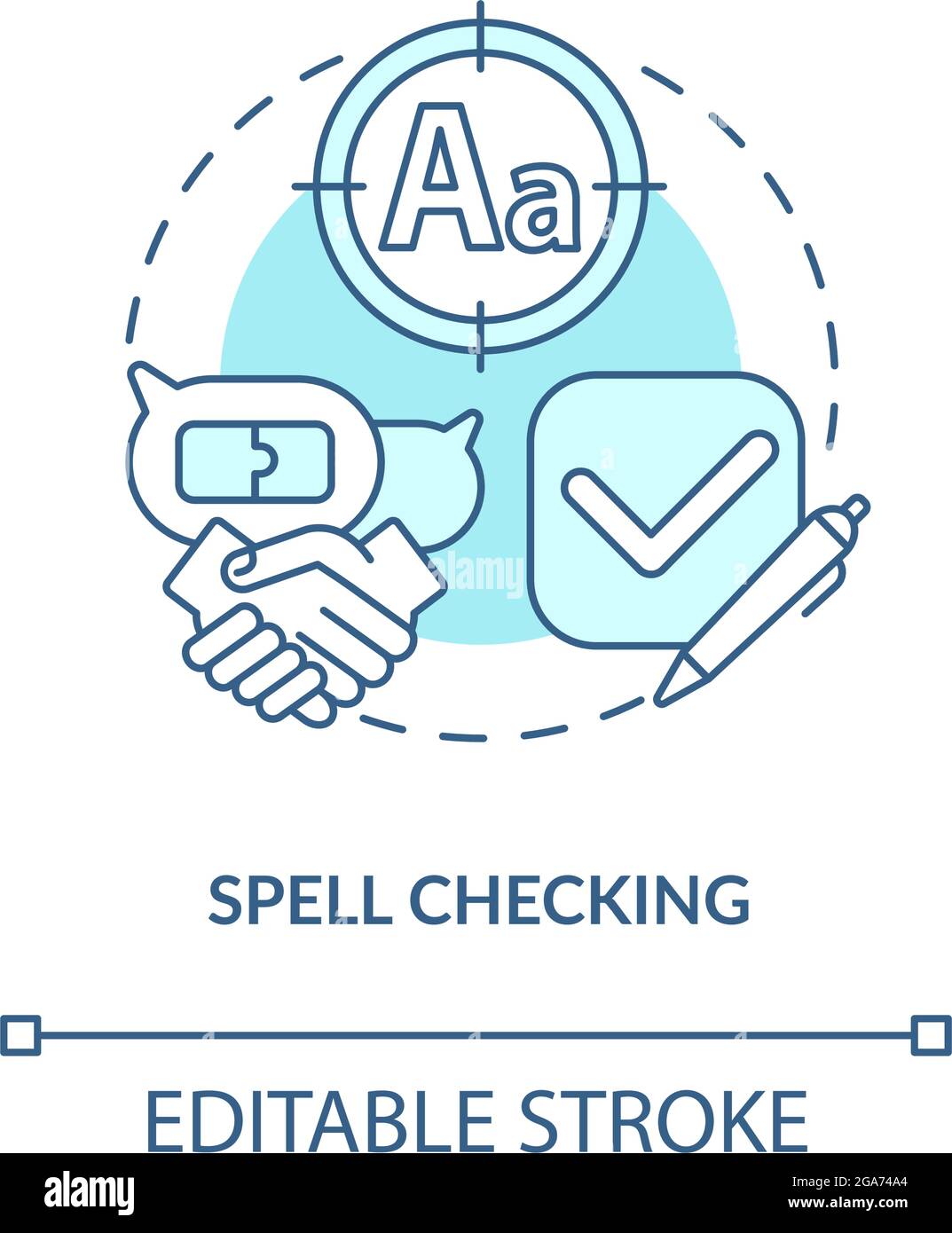 Spellchecking Stock Vector Images - Alamy