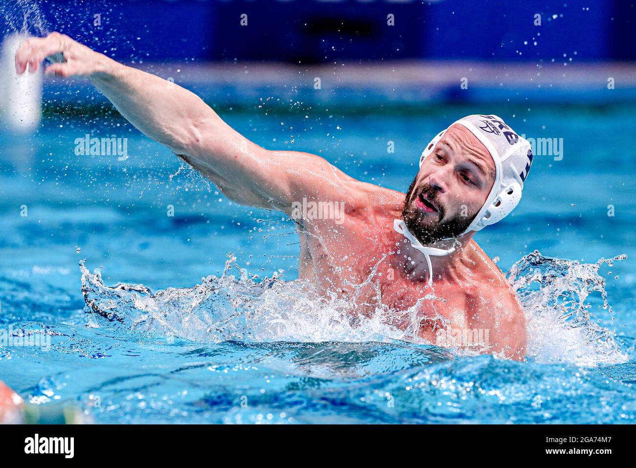 TOKYO, JAPAN - JULY 29: Nikola Dedovic of Serbia during the Tokyo 2020 ...