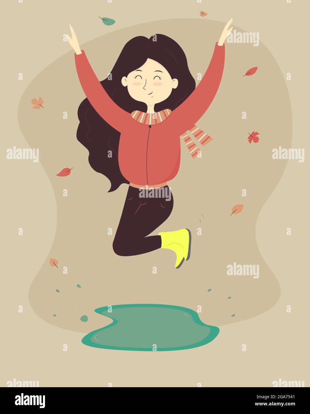 Puddle cartoon hi-res stock photography and images - Alamy