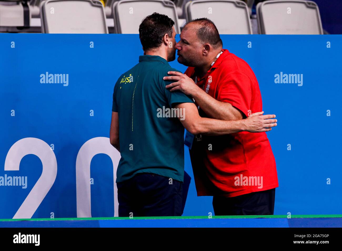 TOKYO, JAPAN - JULY 29: Head Coach Elvis Fatovic of Australia, Head ...