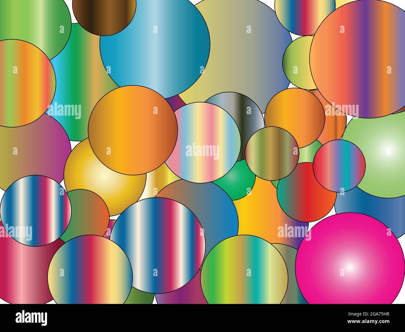 Abstract background vector design of colored circles Stock Vector Image ...
