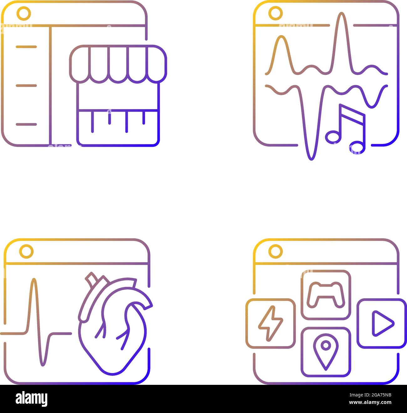 Digital distribution platform Stock Vector Images - Alamy