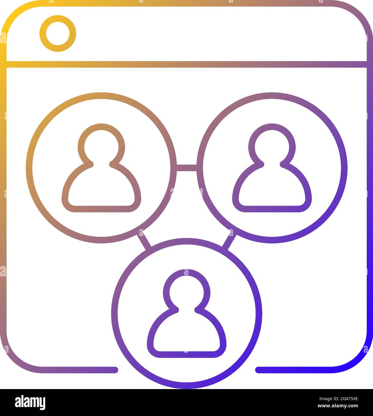 Collaborative workspace Stock Vector Images - Alamy