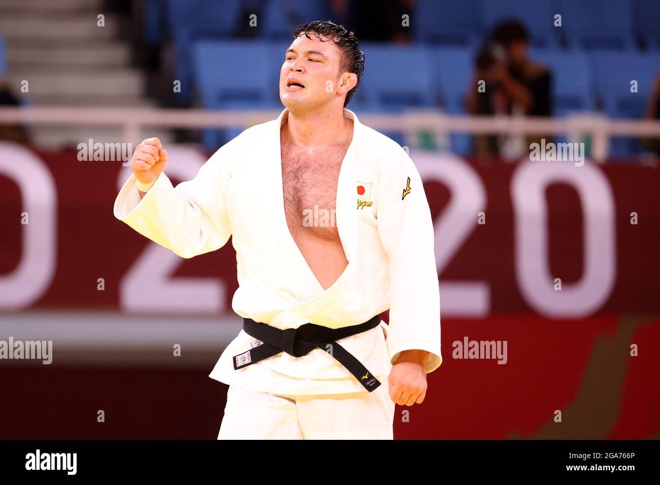 Tokyo, Japan. 29th July, 2021. Aaron Wolf (JPN) Judo : Men's -100kg ...