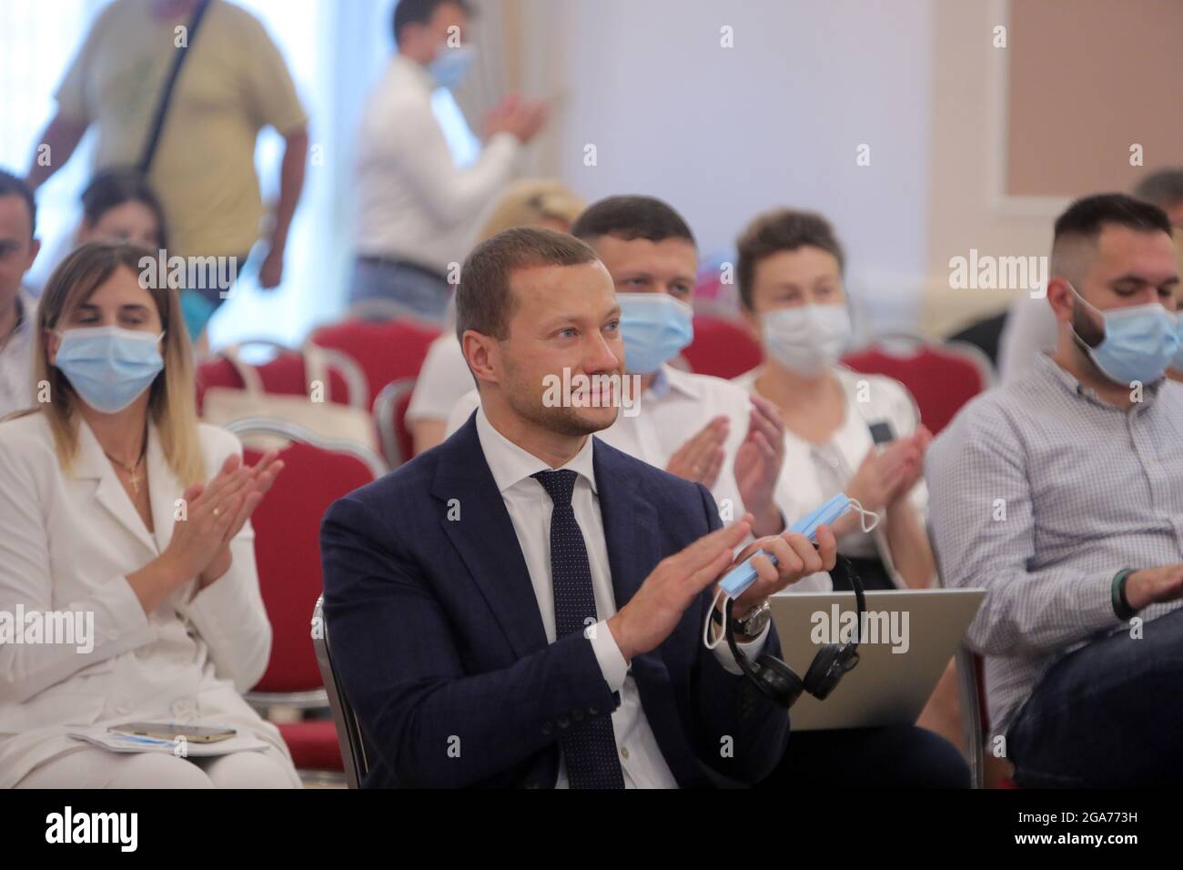 KYIV, UKRAINE - JULY 29, 2021 - Head of the Donetsk Regional State ...
