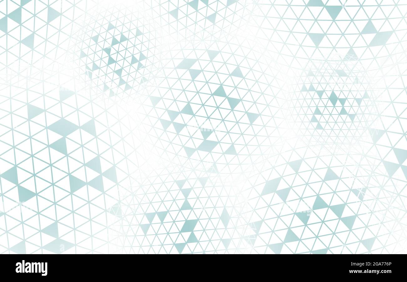 Low poly molecule structure 3D render concept. Polygonal science ...
