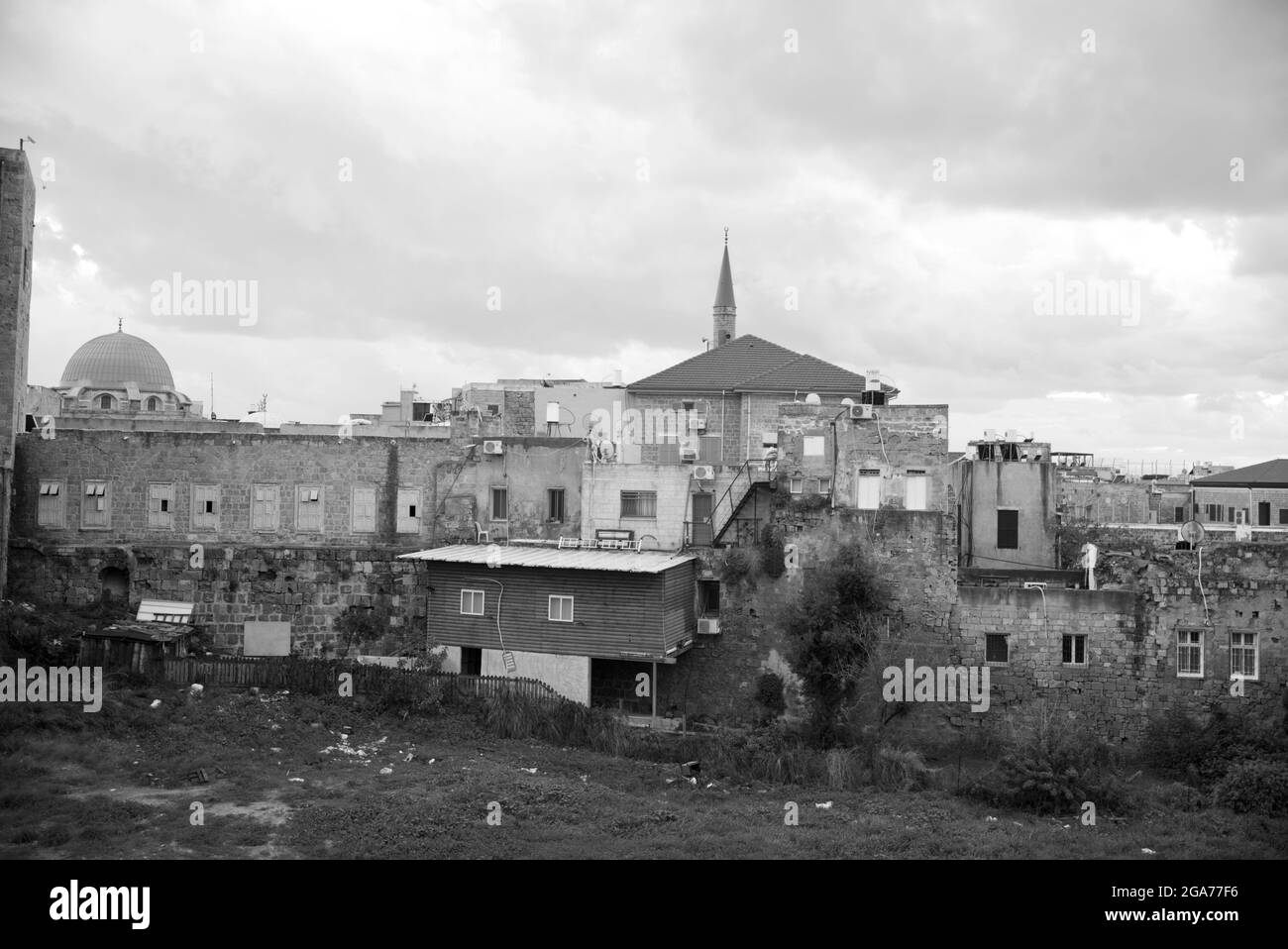Skyline of Old Akko, Israel Stock Photo - Alamy