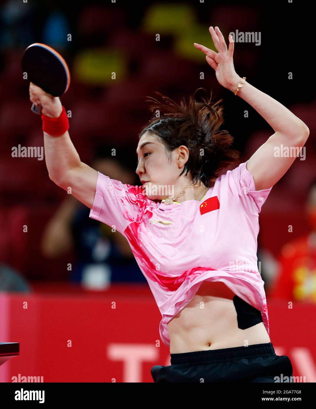 Tokyo, Japan. 29th July, 2021. Chen Meng of China competes during the ...