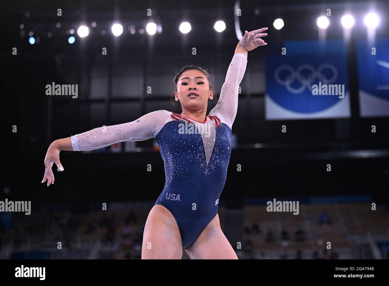 Sunisa lee 2021 floor hi-res stock photography and images - Alamy