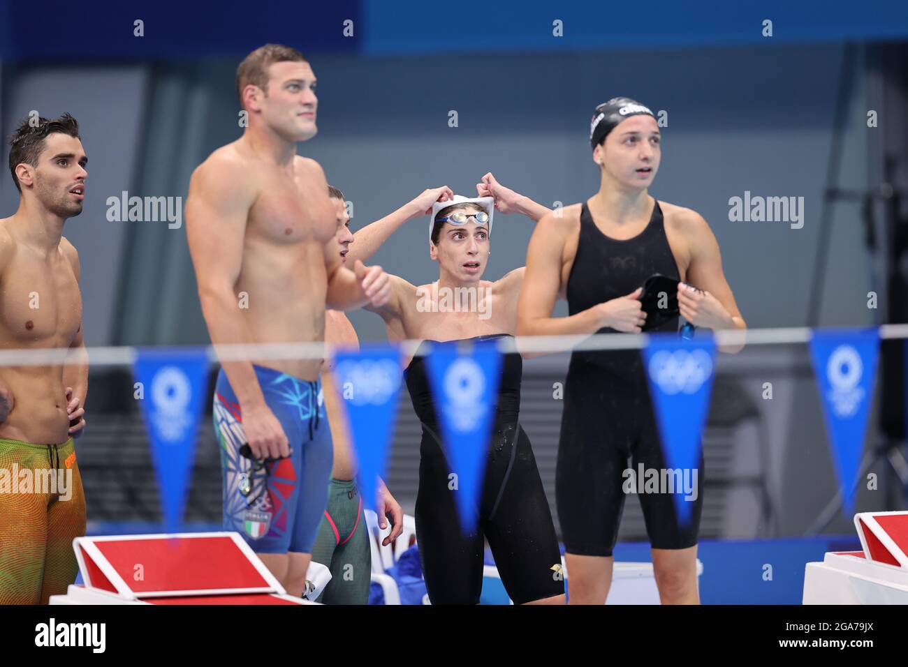 Tokyo, Japan. 29th July, 2021. NTOUNTOUNAKI Anna (GRE) Swimming : Mixed ...