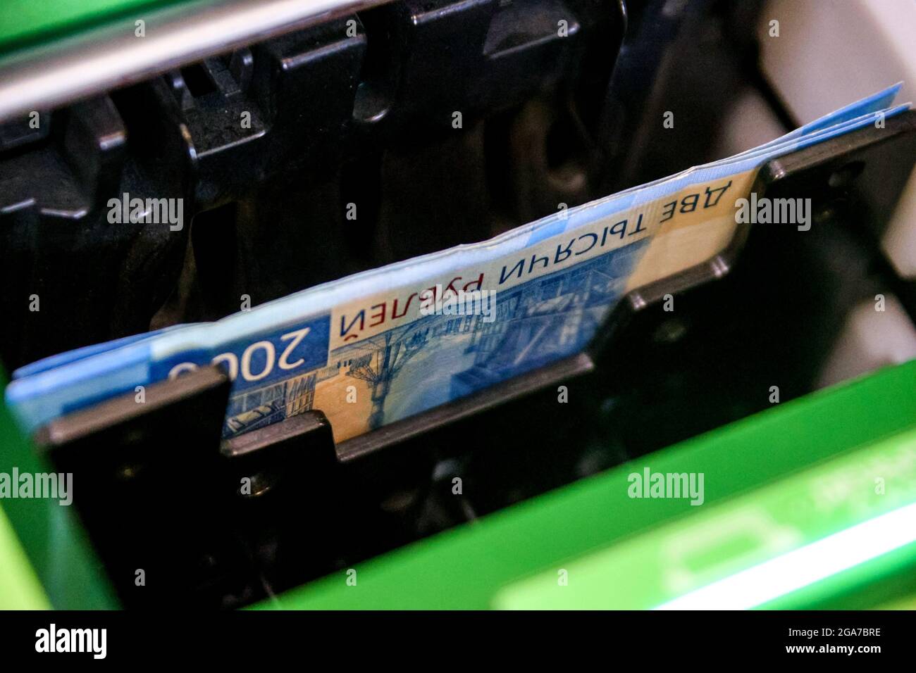 Russian rubble in a ATM terminal Stock Photo - Alamy