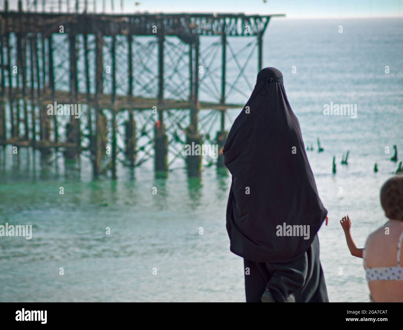 Burka beach hi-res stock photography and images - Alamy