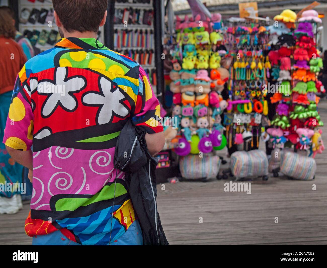 Bright colours on Brighton Palace Pier, England Stock Photo - Alamy