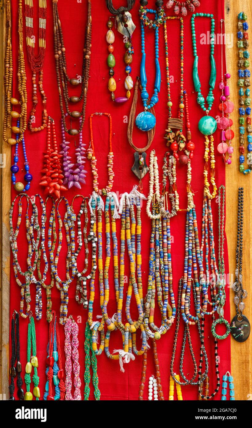 Colorful of Ghana style souvenirs for decoration Stock Photo - Alamy