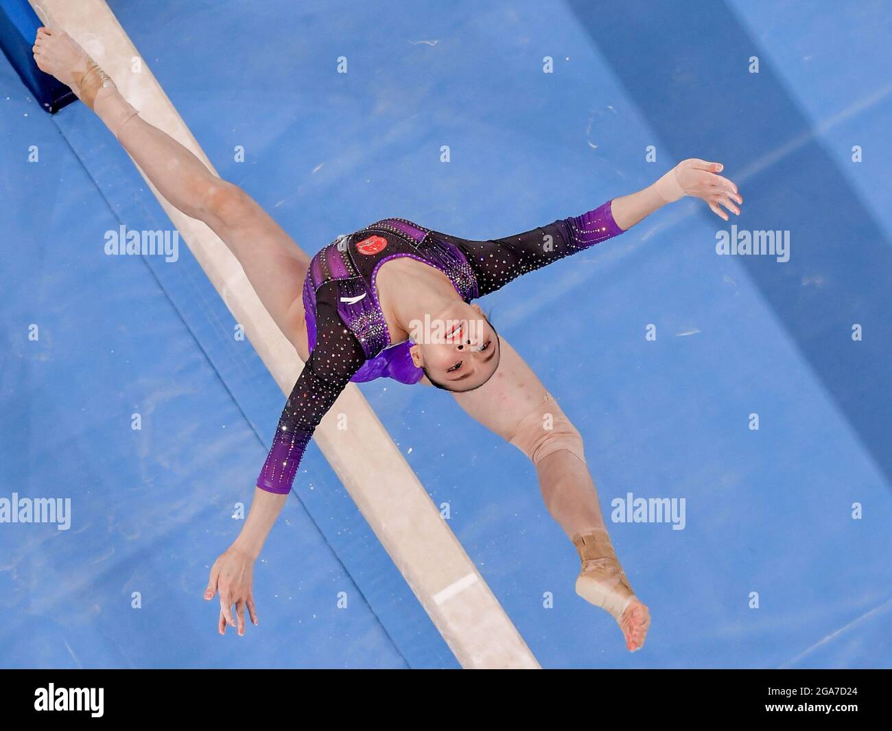 Tokyo, Japan. 29th July, 2021. Tang Xijing of China competes in the ...