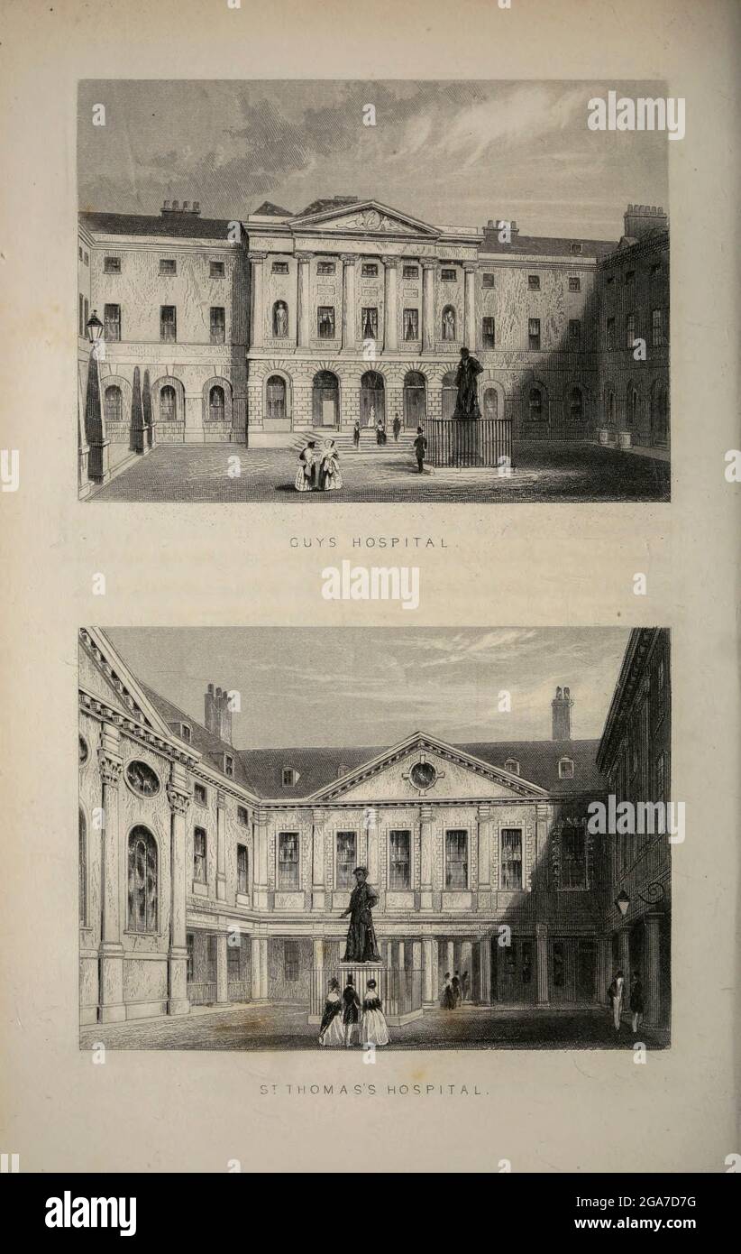 Guy's hospital 19th century hi-res stock photography and images - Alamy